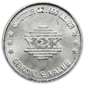 Buy 1/4 oz Silver Round - Y2K Silver Eagle | APMEX