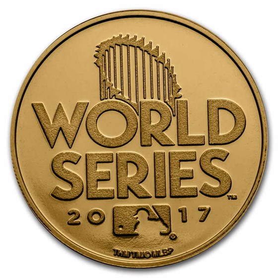 Buy 1.5 oz Gold Round - Highland Mint - Houston Astros 2017 Champions ...