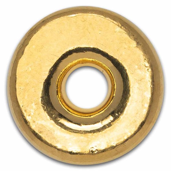 1/5 Tael Gold Round - Chinese Gold Button (.24 oz)