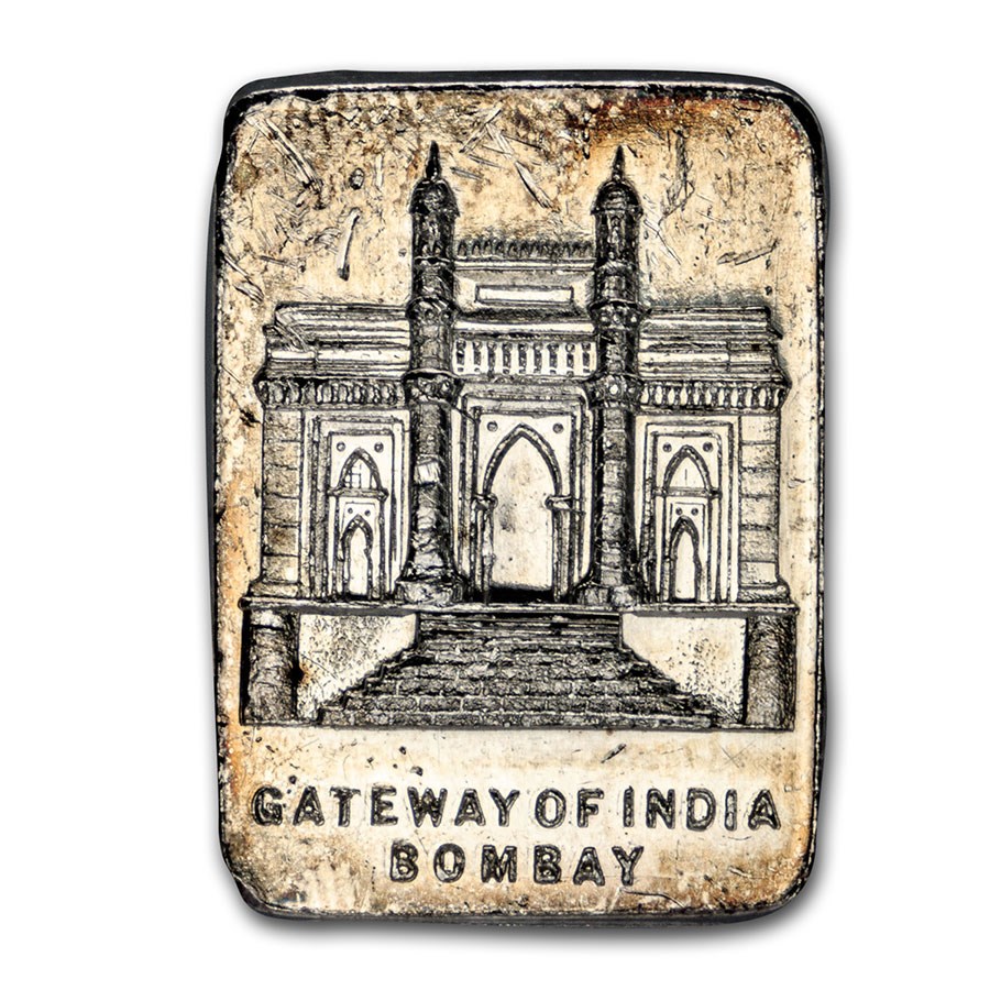 Buy 1.875 oz Silver Bar - Gateway of India (5 Tolas) | APMEX