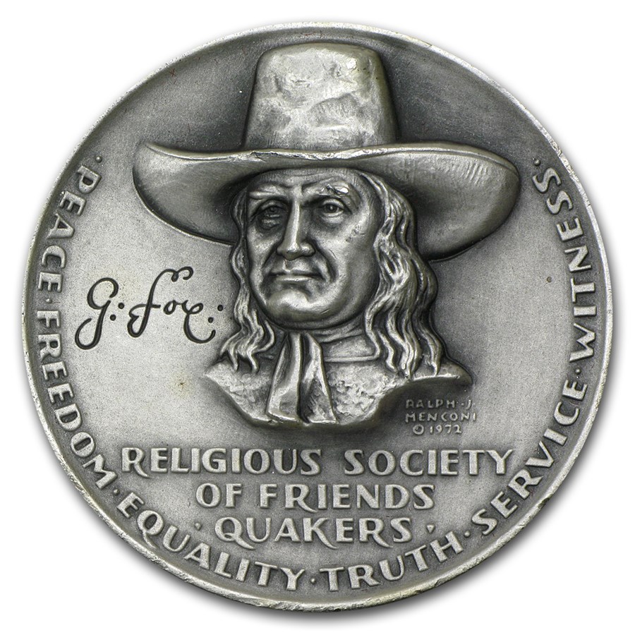 Buy 1.96 oz Silver Round - Quaker Medal | APMEX