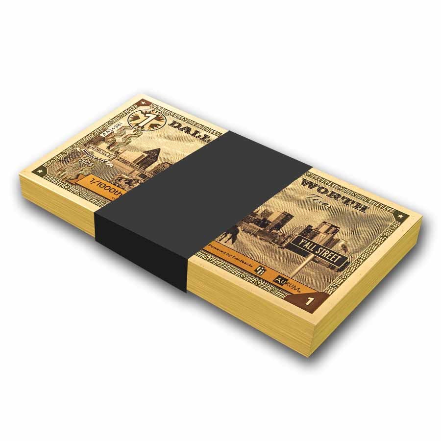 24k gold notes worth