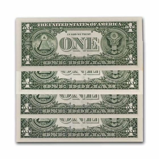 Buy $1 FRN Fancy Serial Number Set (Four Notes) | APMEX