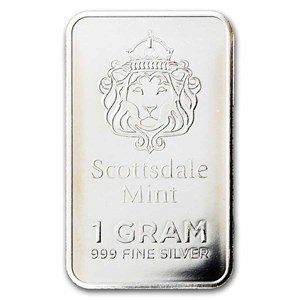 Buy 1 gram Silver Scottsdale Mint Prepper Bar | APMEX