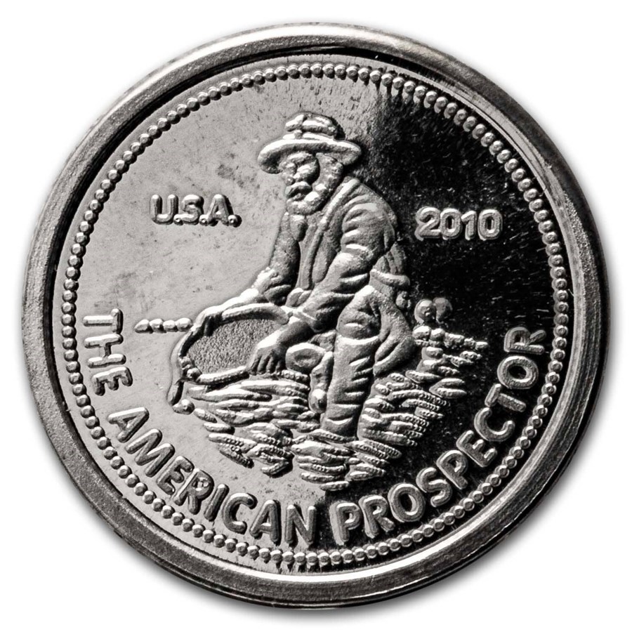 Buy 1 gram Silver Round - Rising Sun Prospector | APMEX