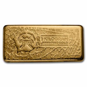 Buy 1 kilo Cast-Poured Gold Bar - Pioneer | APMEX