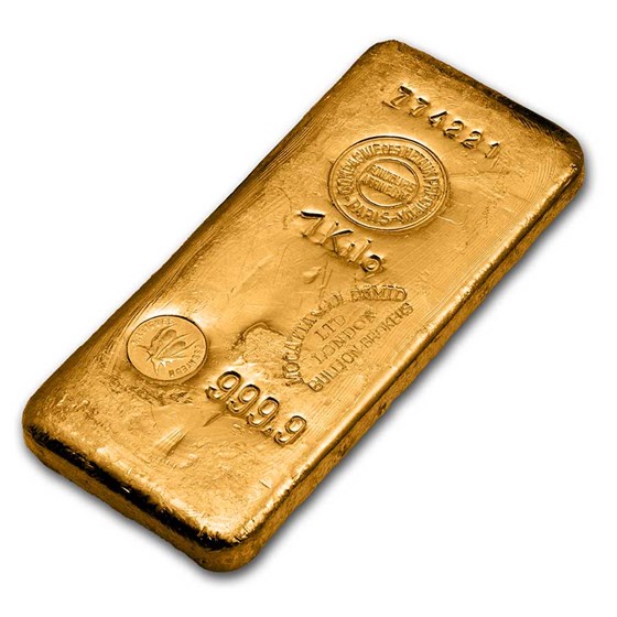 Buy 1 kilo Gold Bar - Sheffield Smelting Co. (Mocatta & Goldsmid LTD ...