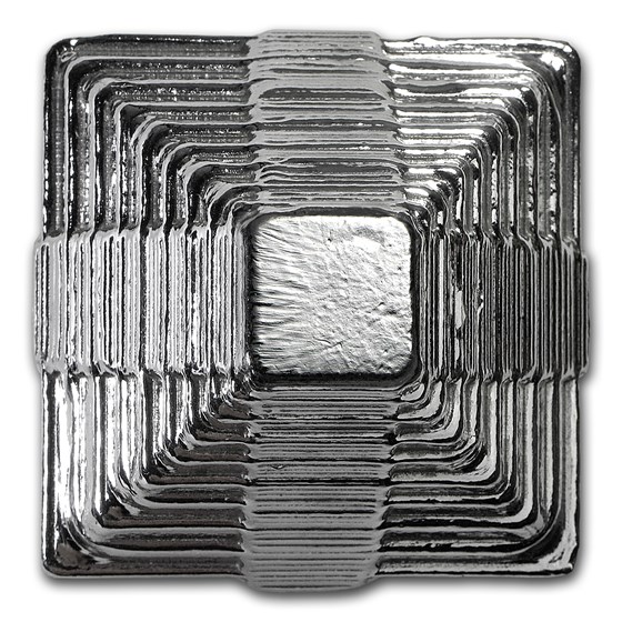 Buy 1 kilo Hand Poured Silver - 3D Aztec Pyramid | APMEX