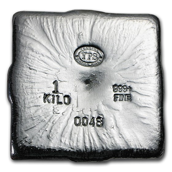 Buy 1 kilo Hand Poured Silver - 3D Aztec Pyramid | APMEX