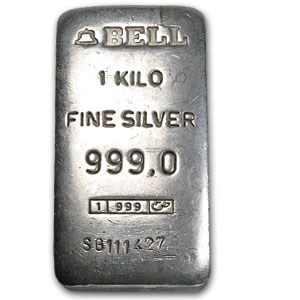 Buy 1 kilo Silver Bar - Bell Refiners | APMEX