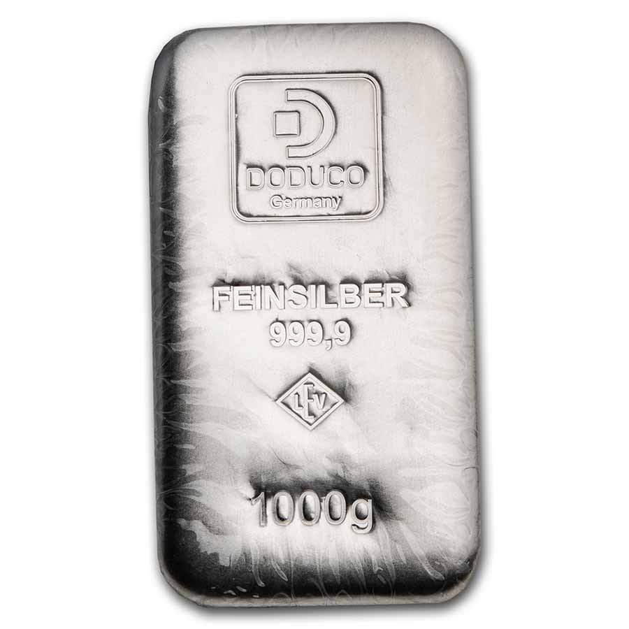 Buy 1 kilo Silver Bar - Doduco/LEV | APMEX