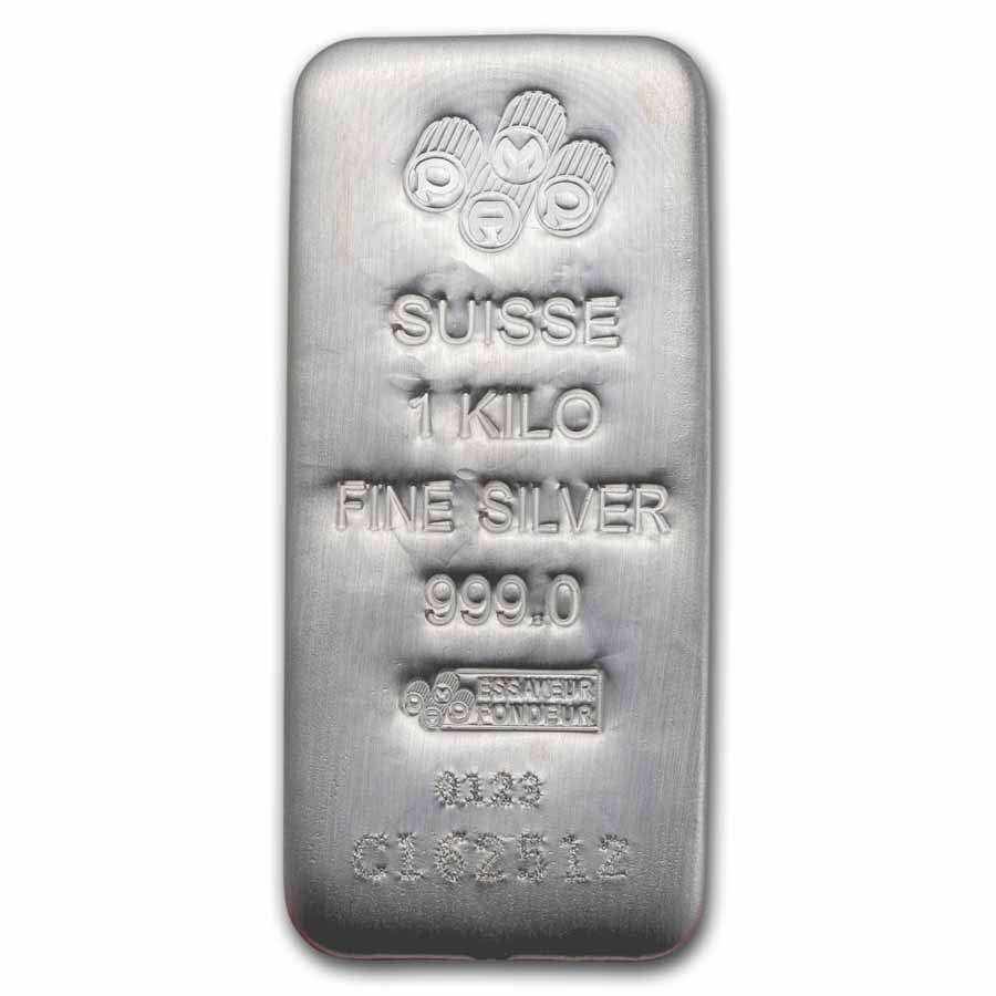 Buy 1 Kilo Silver PAMP Suisse Bar - Serialized | APMEX