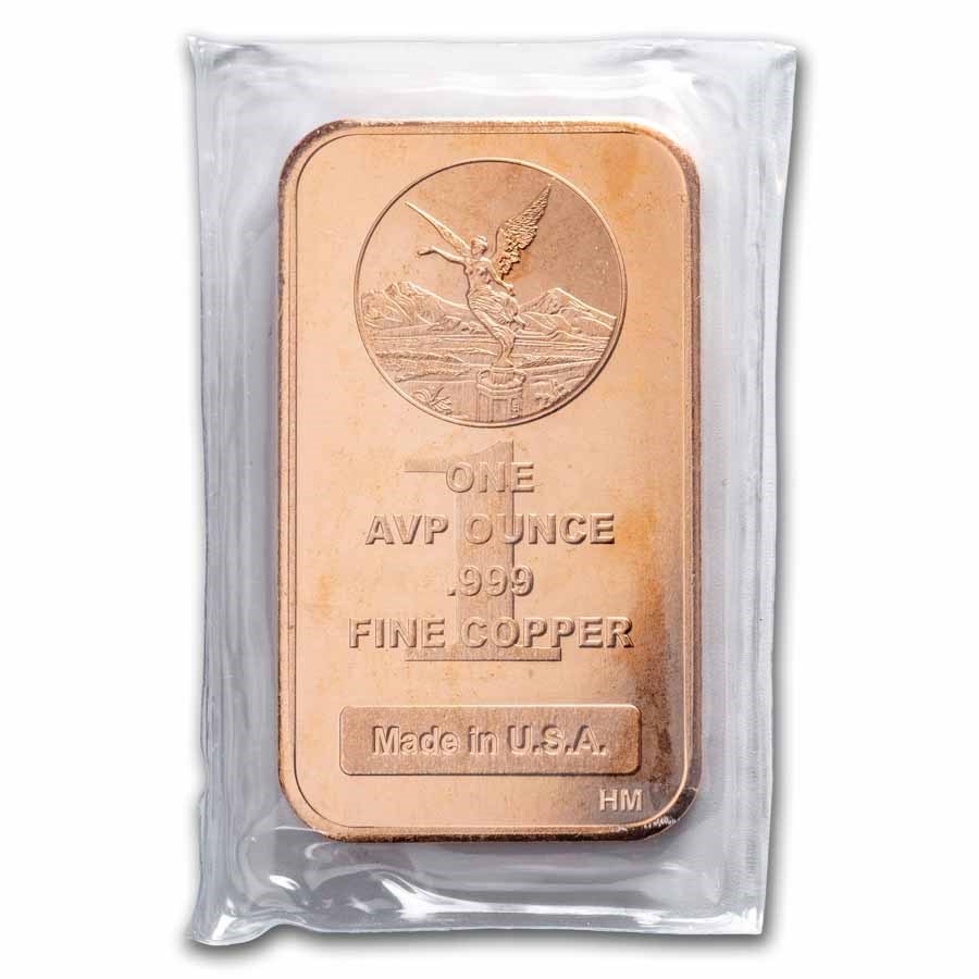 1 oz Copper Bar - Libertad