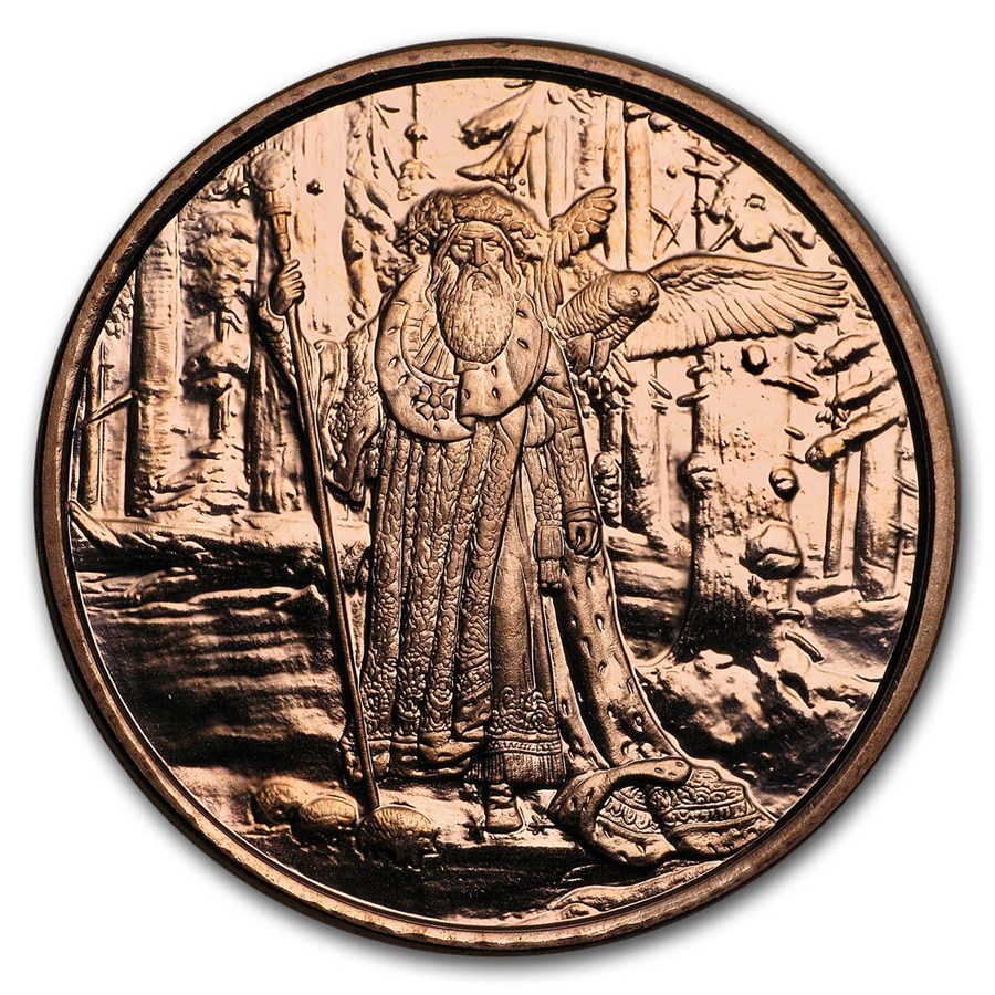 Buy 1 oz Copper Round - Celtic Lore: Merlin | APMEX