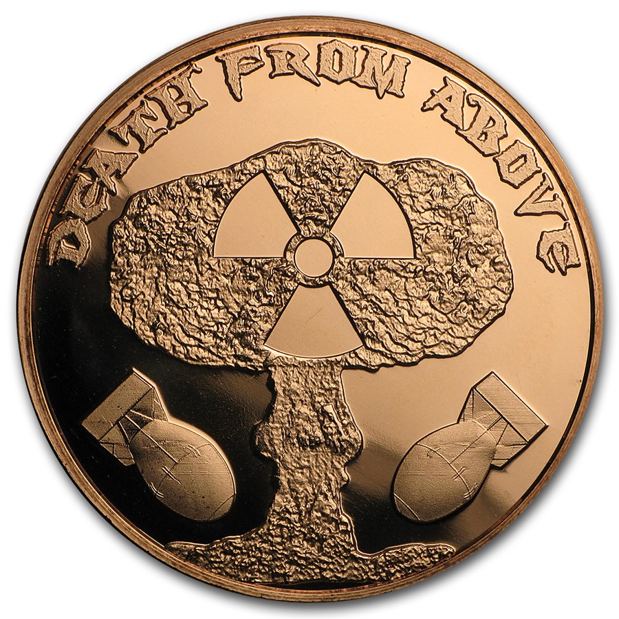 Buy 1 oz Copper Round - Death From Above (Anonymous Mint) | APMEX