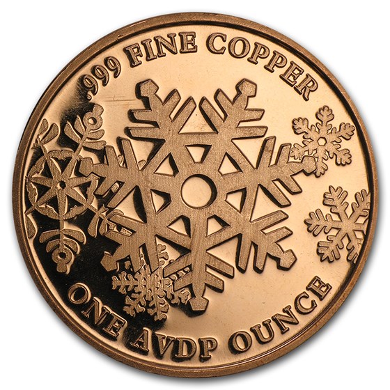 Buy 1 oz Copper Round - Merry Christmas To All | APMEX