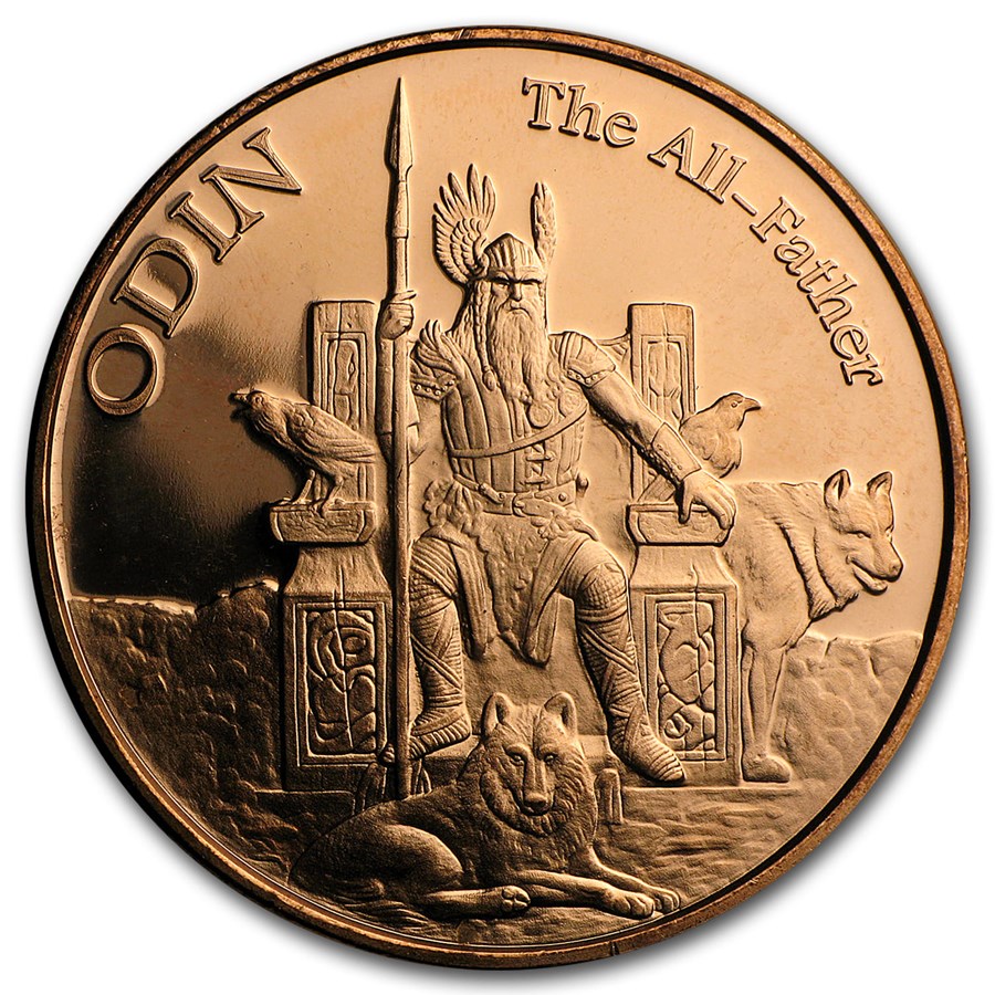 Buy 1 oz Copper Round - Odin The All-Father (Anonymous Mint) | APMEX
