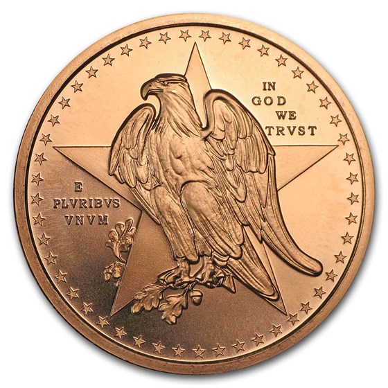 Buy 1 oz Copper Round - Texas Centennial (Remember the Alamo) | APMEX