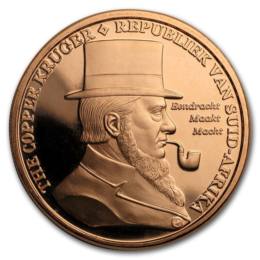 Buy 1 oz Copper Round - The Silver Kruger (African Leopard) | APMEX