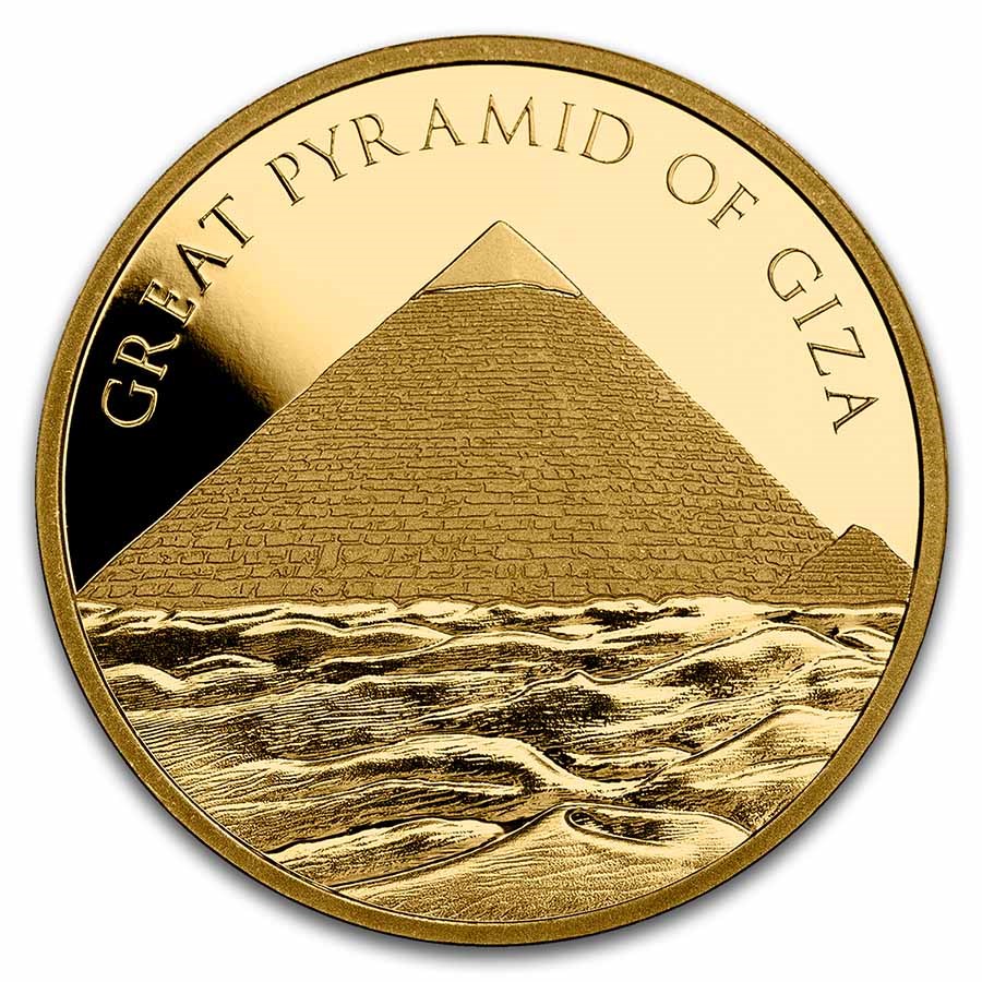 Buy 1 oz Gold - 7 Wonders: Great Pyramid of Giza (COA #4) | APMEX