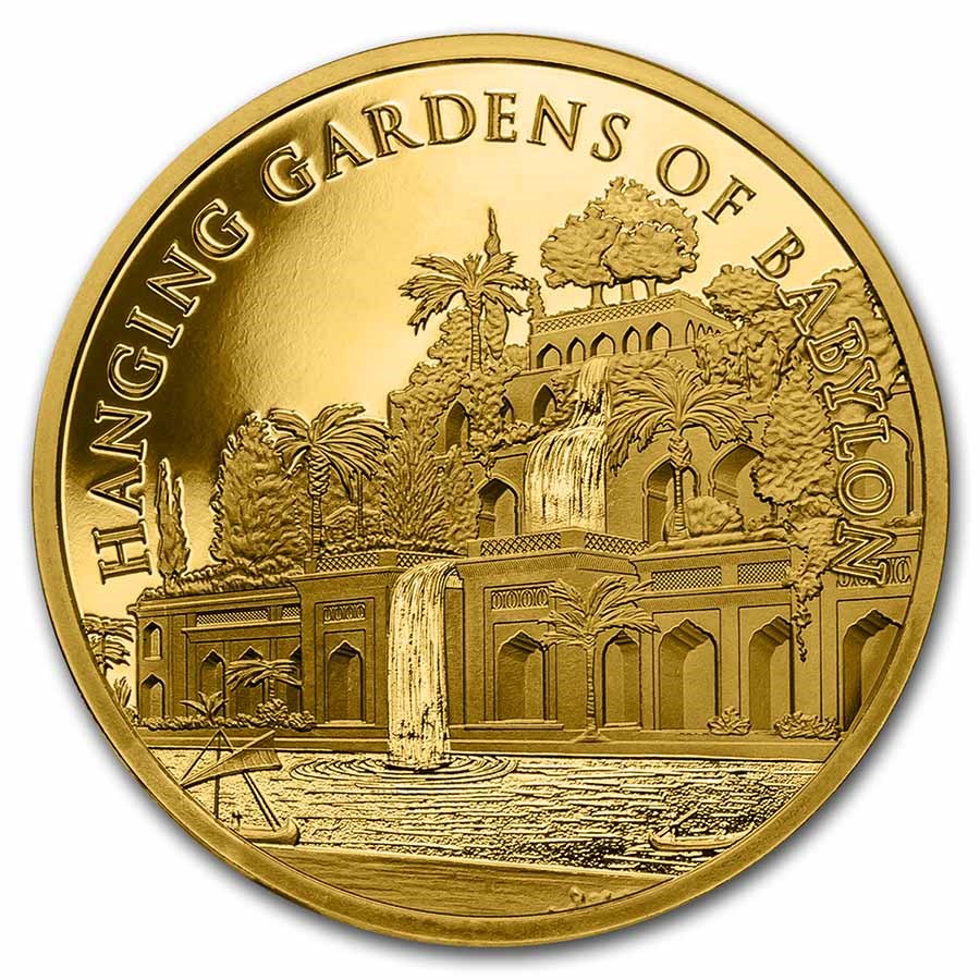 Buy 1 oz Gold 7 Wonders of the World: Hanging Gardens (COA #1) | APMEX