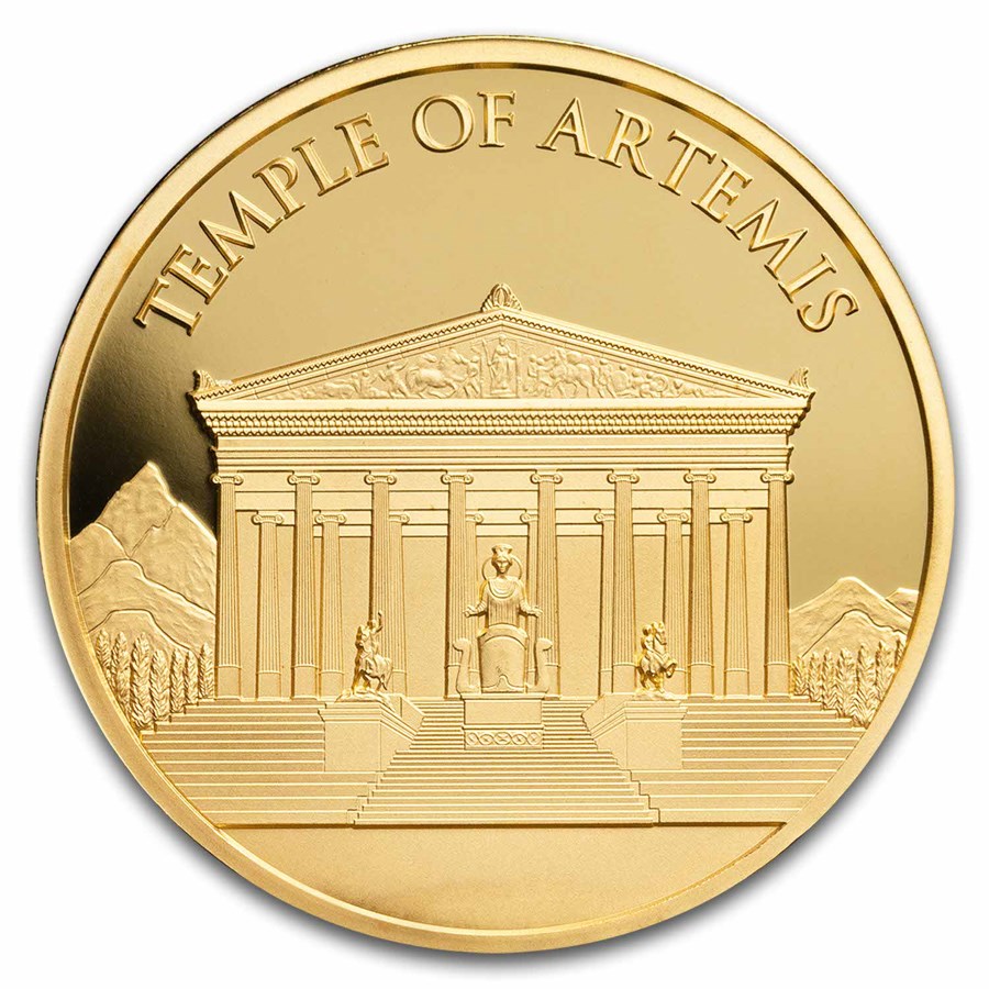 1 oz Gold - 7 Wonders: Temple of Artemis (no box/coa)