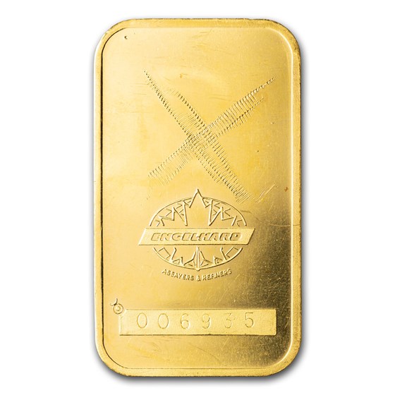 1 oz Gold Bar - Engelhard (Scotiabank, Maple)