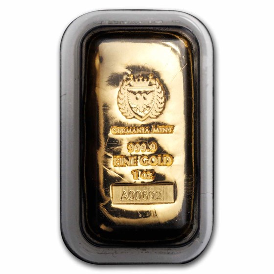 Buy 1 Oz Gold Bar Germania Mint Cast W Assay APMEX buy-1-oz-gold-bar-germania-mint-cast-w-assay-apmex