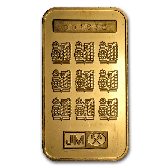 Buy 1 oz Gold Bar - Johnson Matthey (Royal Bank) | APMEX