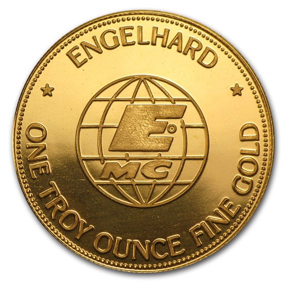 Buy 1 oz Gold Round - Engelhard (1975 Prospector) | APMEX