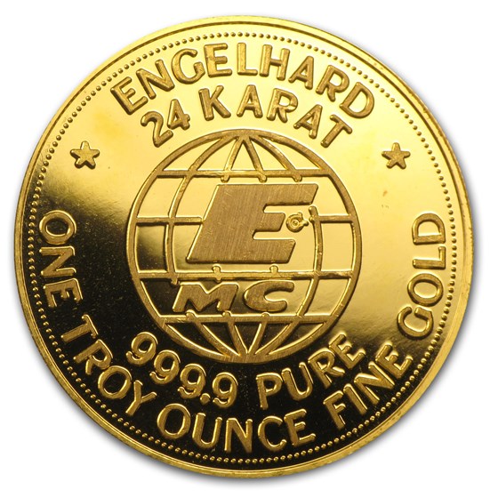 Buy 1 oz Gold Round - Engelhard (1980, Prospector) | APMEX