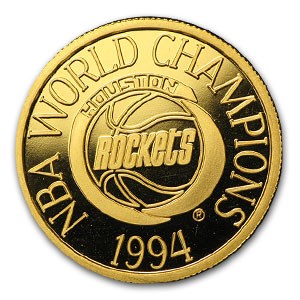 Buy 1 oz Gold Round - Houston Rockets 1994 | APMEX