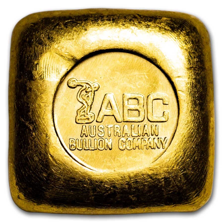 Buy 1 oz Gold Australian Bullion Company Poured Square | APMEX