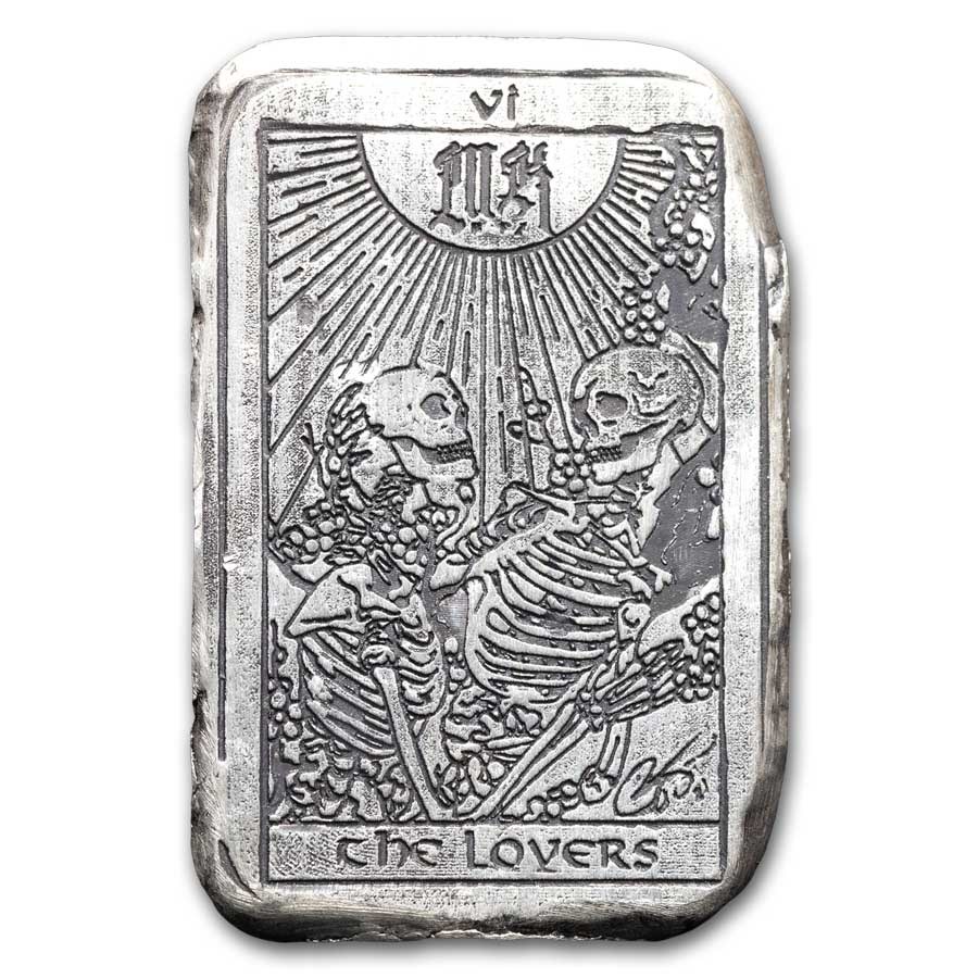 Buy 1 oz Hand Poured Silver Bar - The Lovers | APMEX