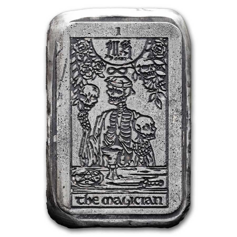 1 oz Hand Poured Silver Bar - The Magician