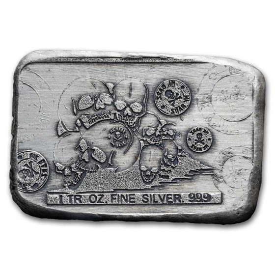 1 oz Hand Poured Silver Bar - The Magician