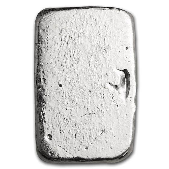 Buy 1 oz Hand Poured Silver Bar - Triple Stamped Skull & Bones | APMEX