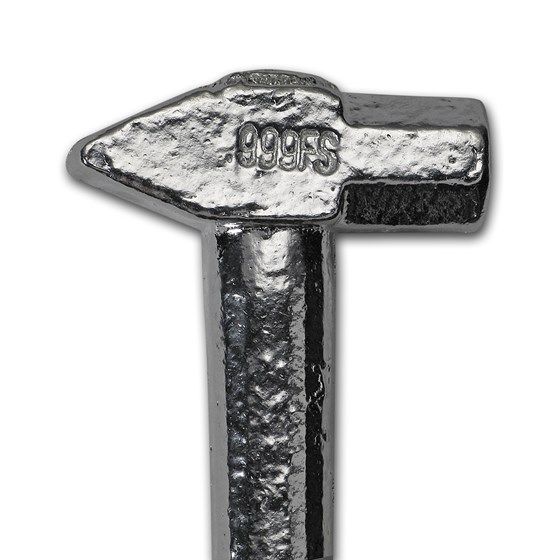 Buy 1 oz Hand Poured Silver Blacksmith Hammer | APMEX