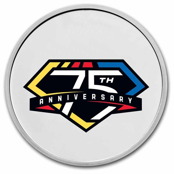Buy NASCAR 1 oz Silver 75th Anniv Colorized Round | APMEX