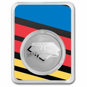 Buy 1 oz Silver Struck NASCAR 75th Anniv Round TEP | APMEX