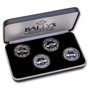 Buy 4 Piece 1 oz Silver 1996 Bally's Classic Car Set | APMEX