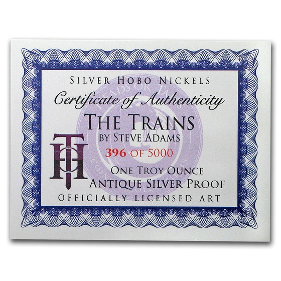 Buy 1 oz Silver Antique Round - Hobo Nickel (Trains) | APMEX