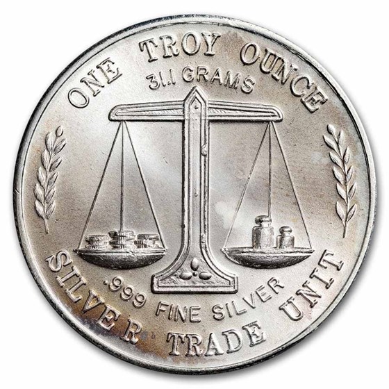 Buy 1 oz Silver Trade Unit Pegasus Art Round | APMEX