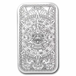 Buy 1 oz Silver Bar - Aztec | APMEX