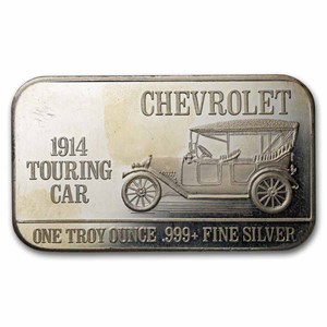 Buy 1 oz Silver U.S. Silver Corp/Mark IV Chevrolet Bar | APMEX