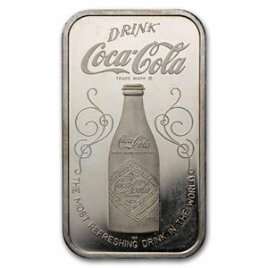 Buy 1 oz Silver Coca Cola Bar (Cincinnati, OH) | APMEX