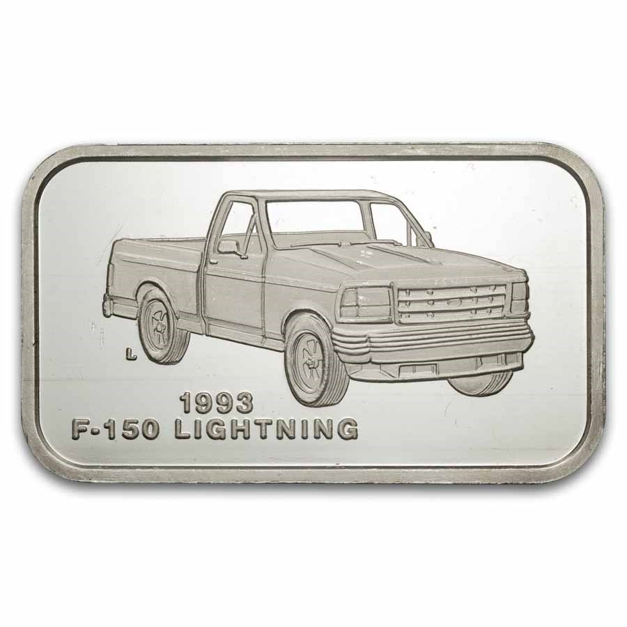 1 oz Silver Bar - Ford Classic Truck Series (Random Motif)