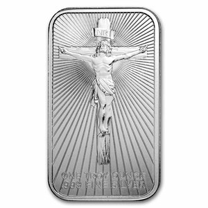 Buy 1 oz Silver Jesus Bar | APMEX