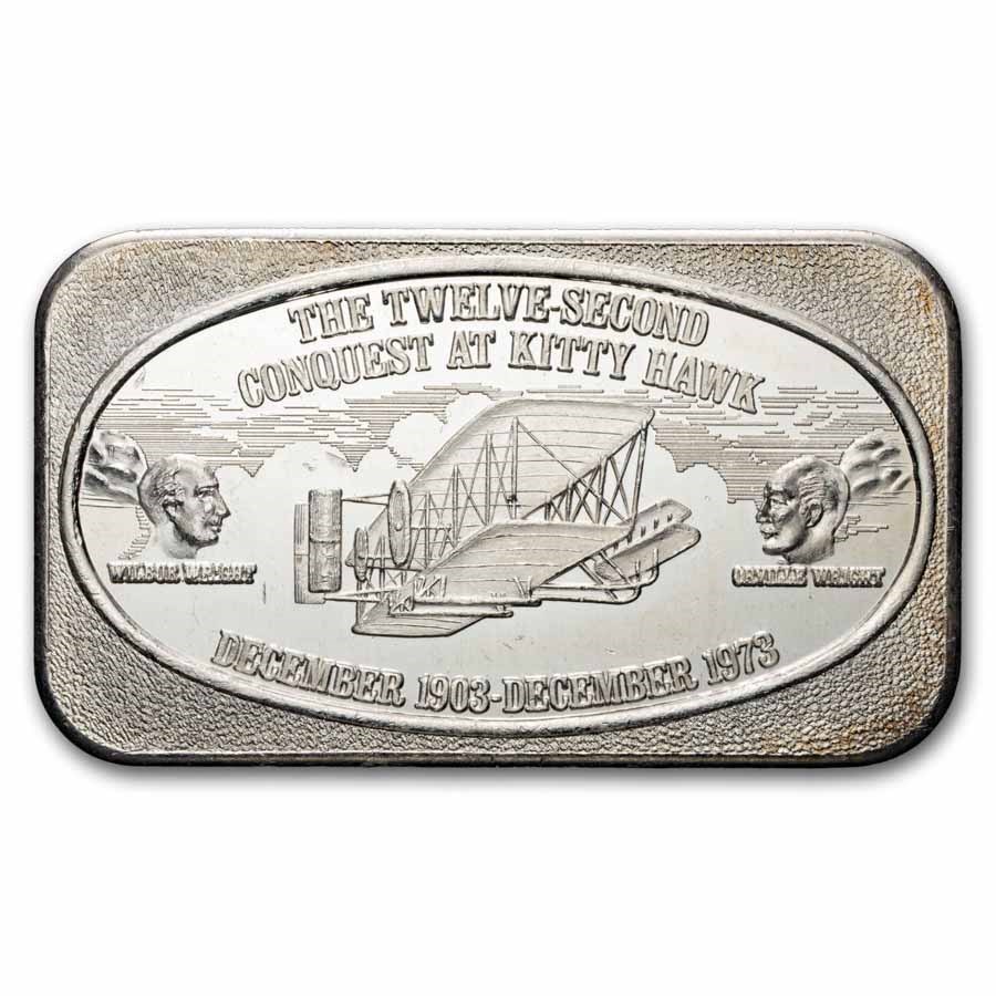Buy 1 oz Silver Kitty Hawk Bar (US Silver Corp) | APMEX