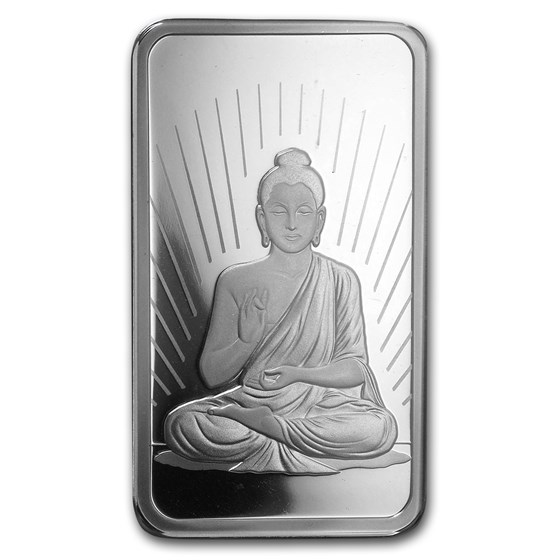 Buy 1 oz Silver Bar - PAMP Suisse Religious Series (Buddha, In Assay ...